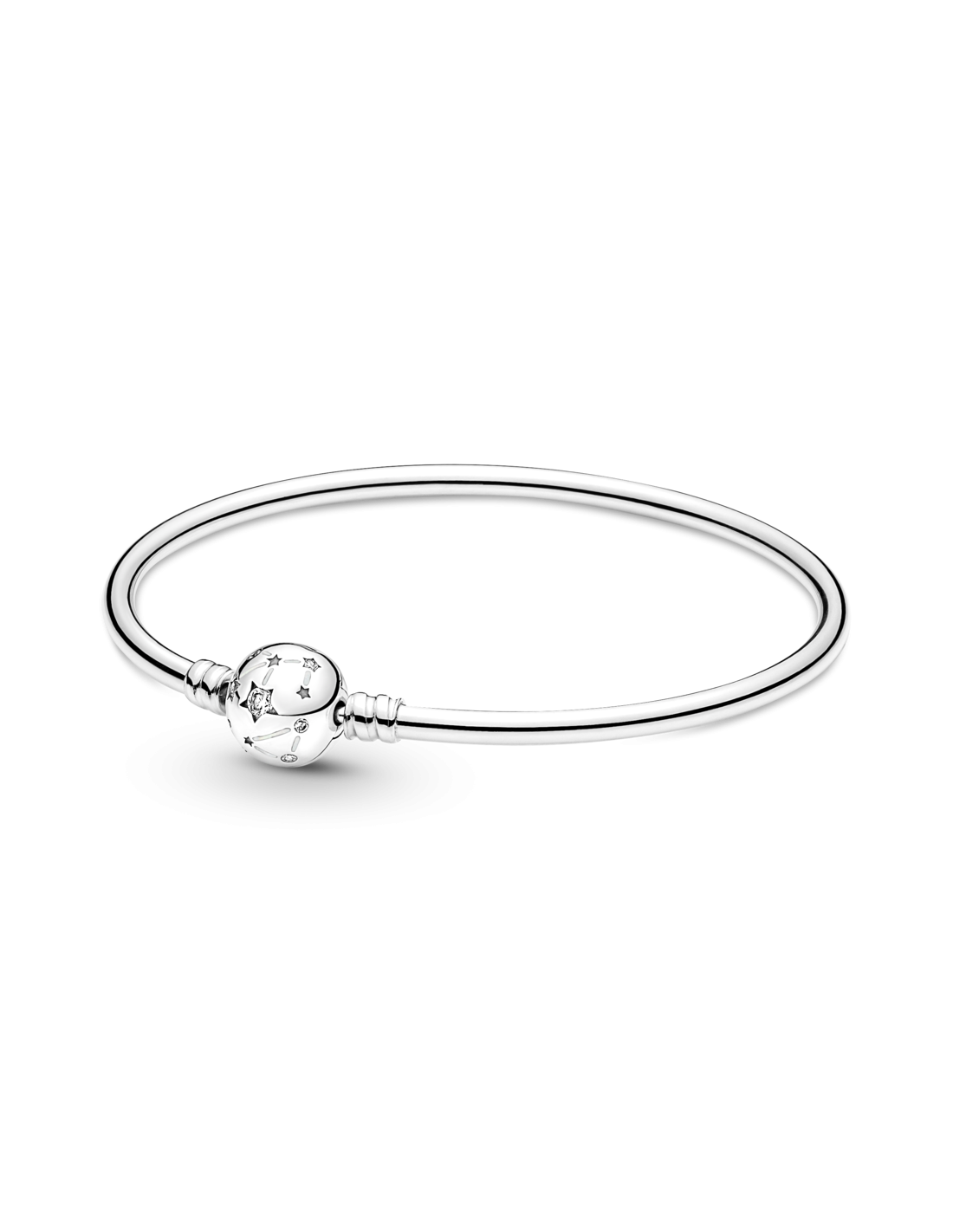 Pulsera rígida Pandora Moments en plata de ley Estrellas & Galaxia